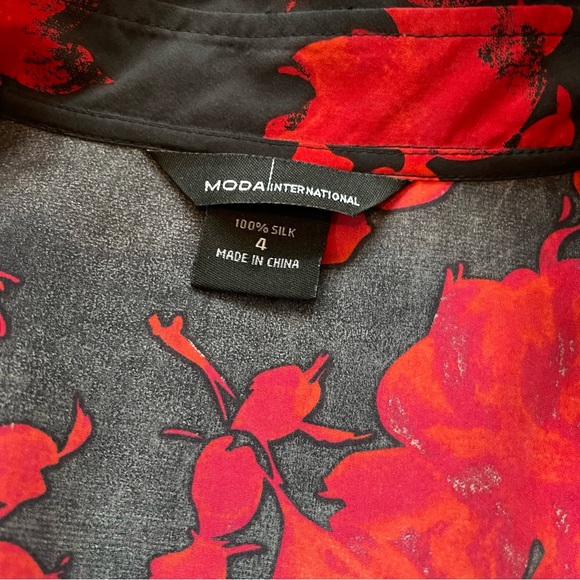 Moda International | Dresses | Vintage Moda International Floral Wrap ...